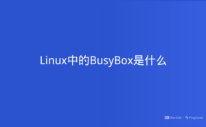 Linux中的BusyBox是什么 – PingCode